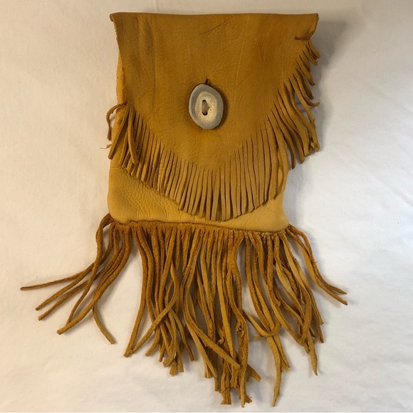 Bags | Vintage Native American Medicine Bag With Fringe | Poshmark